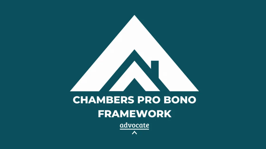 Introducing The Chambers Pro Bono Framework