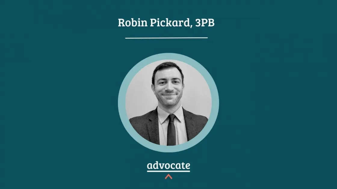 Robin Pickard - Young barrister story